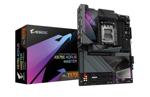 AM5, Chipset X870E, DDR5 OC up to 8600MT/s, AMD Socket AM5:Supports AMD Ryzen™ 9000 / 8000 / 7000 Series Processors ( X870E AORUS MASTER )