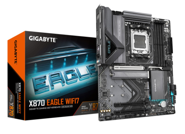 AM5, Chipset X870, Supports AMD Ryzen™ 9000 / 8000 / 7000 Series Processors ( X870 EAGLE WIFI7 )