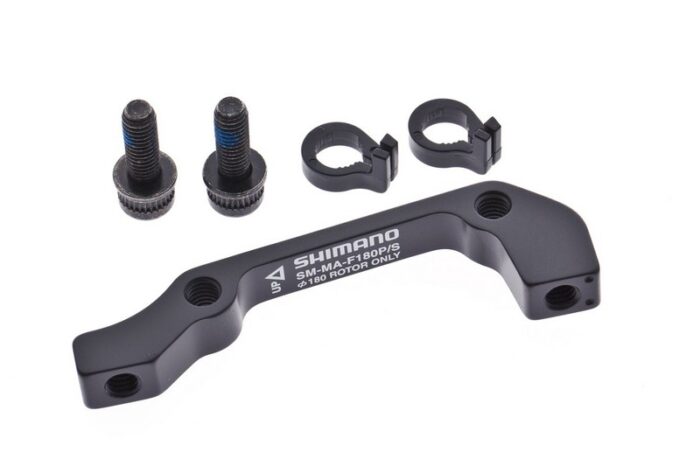 ADAPTER ZA DISK KOČNICU SHIMANO SM-MA-F180P/S FIXING BOLT X 4 STOP RING X 2 IND.PACK