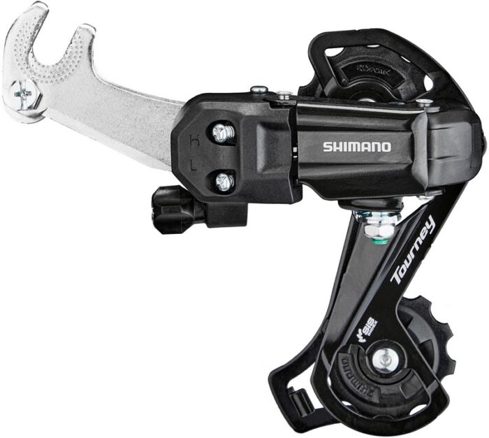 MENJAČ ZADNJI SHIMANO RD-TY200 TOURNEY GS 6/7-SPEED W/RIVETED ADAPTER(ROAD) BLACK IND.PACK