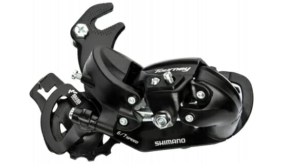 MENJAČ ZADNJI SHIMANO TOURNEY RD-TY300 6/7 BRZINA W/RIVETED ADAPTER (ROAD TYPE) IND.PACK