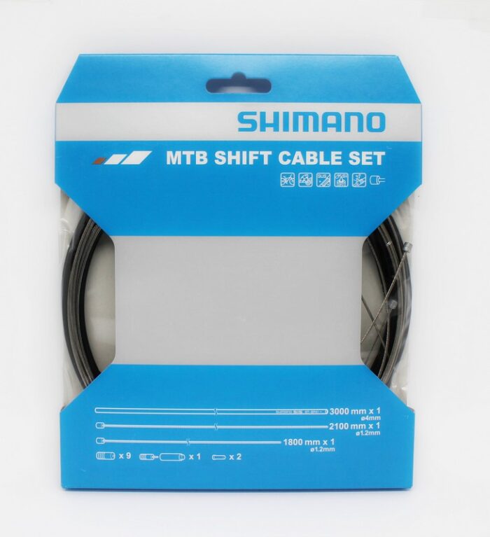 BUŽIR I SAJLA MENJAČA SHIMANO SET BUŽIR SP41 3000MM BLACK SAJLA 1800/2100MM SUS W/SEALED OUTER CAP & INNER END CAP