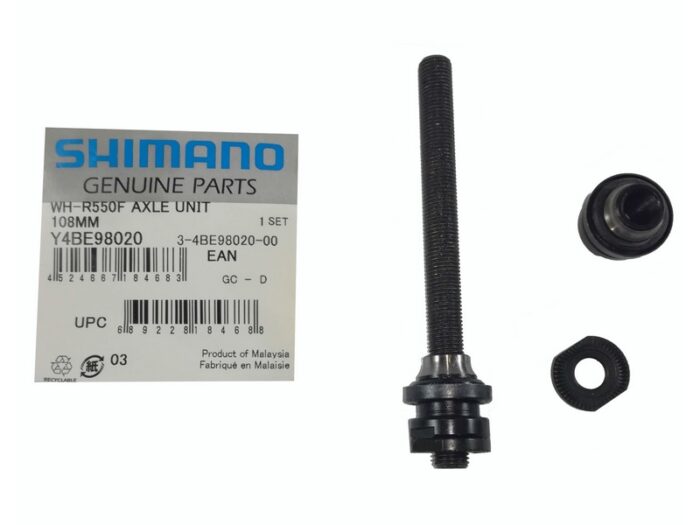 OSOVINA SHIMANO WH-R550-F COMPLETE 108MM 4-1/4″