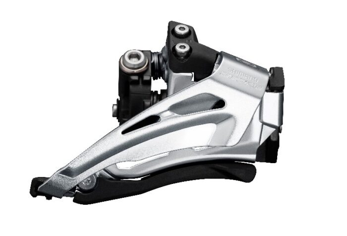 MENJAČ PREDNJI SHIMANO DEORE FD-M6025-L DOUBLE FOR REAR 10 BRZINA LOW CLAMP TOP SWING DOWN PULL BAND TYPE 34.9MM (INCL. ADAPTOR 28.6MM & 31.8MM) CS ANGLE 66-69 FOR TOP GEAR 34-38T IND.PACK