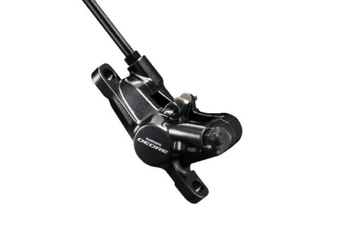 KOČNICA SHIMANO DEORE BR-M6000 HIDRAULIČNA PREDNJA ILI ZADNJA W/O ADAPTER FOR POST MOUNT RESIN PAD G02 (W/O FIN) BLACK IND.PACK