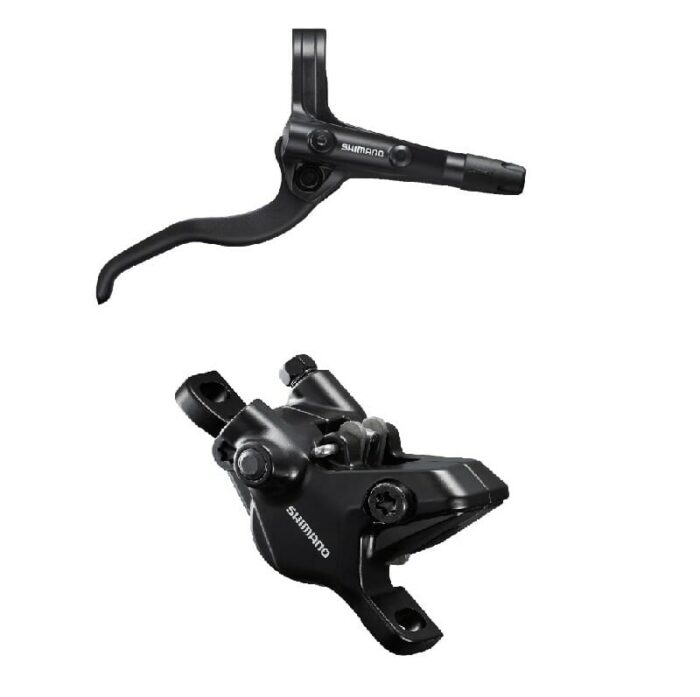 KOČNICA SHIMANO MT410/J-kit BL-MT401(R) BR-MT410(R) BLACK(BLACK LEVER) W/O ADAPTER RESIN PAD(W/O FIN) 1700MM(SMBH59SS BLACK) W/CONNECTER INSERT IND.PACK