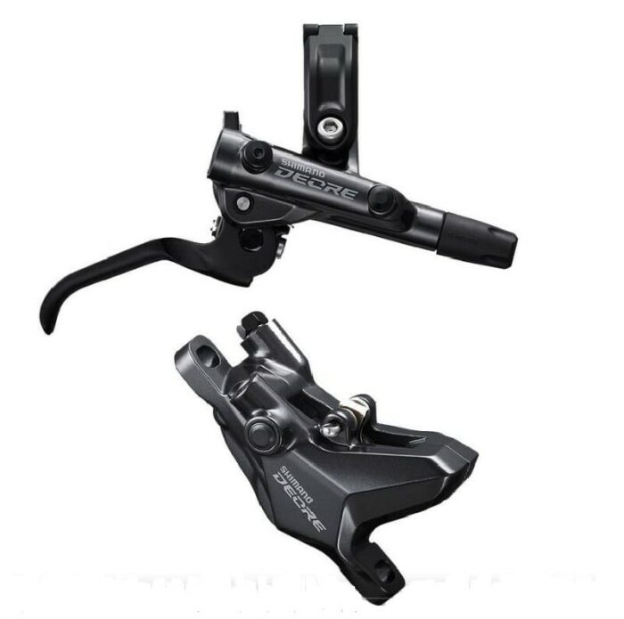 KOČNICA SHIMANO/J-kit DEORE BL-M6100(R) BR-M6100(R) W/O ADAPTER RESIN PAD(W/O FIN) 1700MM HOSE(SM-BH90-SS BLACK) W/CONNECTER INSERT IND.PACK