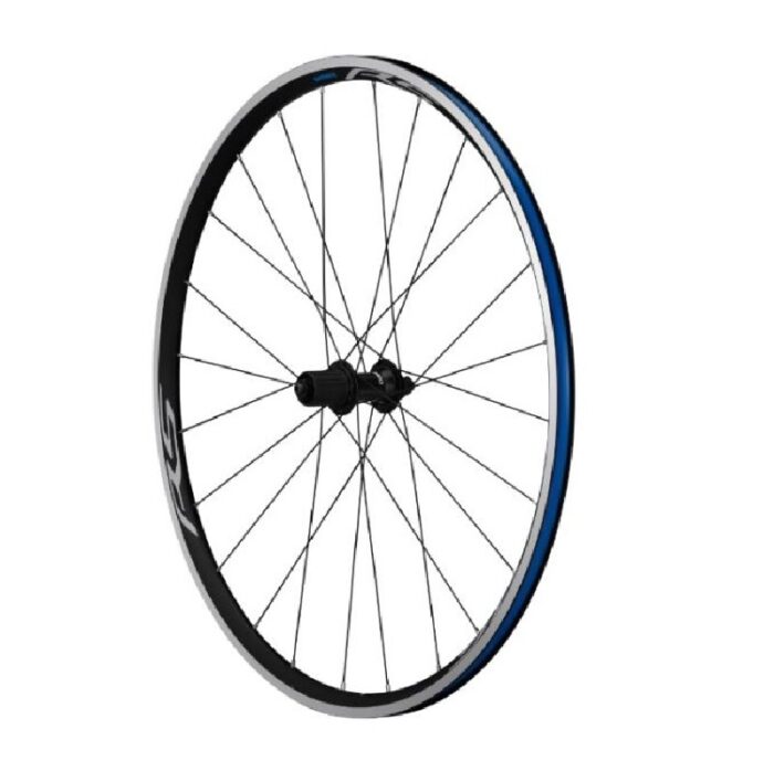 TOČKOVI SHIMANO WH-RS100 F 20H/R 24H ZA 11/10-BRZINA OLD 100/130R-QR 163MM CLINCHER CRNI W/RIM TAPE IND.PACK