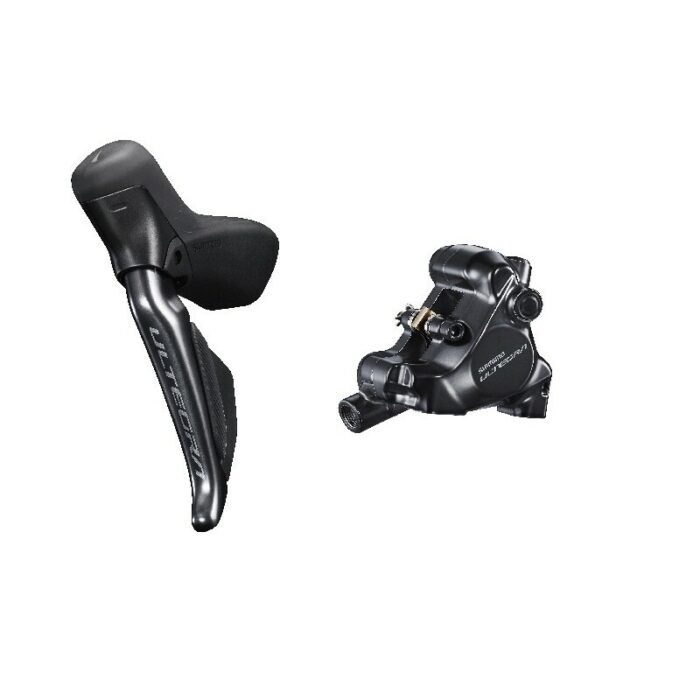 KOČNICA SHIMANO ULTEGRA ST-R8070(L) BR-R8070(F) FOR 140MM ROTOR RESIN PAD(W/FIN) W/CONNECTER INSERT 1000MM(SM-BH90 BLK) IND.PACK