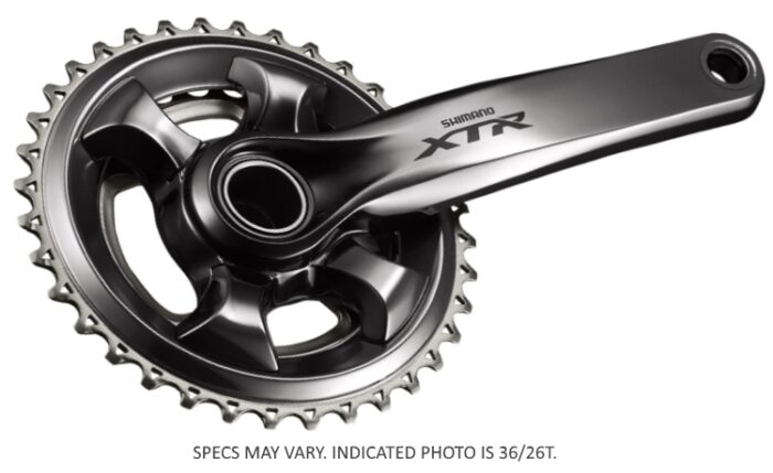 POGON SHIMANO XTR FC-M9000-2 36X26T KURBLA 175MM 11 BRZINA HOLLOWTECH 2 W/O BB FOR CHAINLINE 48.8MM IND.PACK