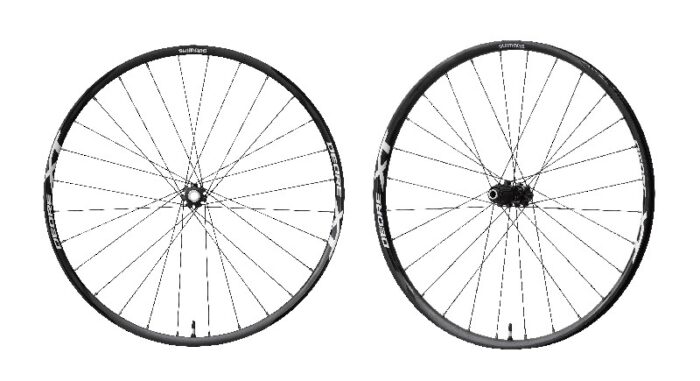 TOČKOVI SHIMANO DEORE XT WH-M8000-B-29 PREDNJI & ZADNJI 29 28H/28H 11 SPEED AXLE E-THRU 15MM/12MM RIM CLINCHER TUBELESS COMPATIBLE OLD 110MM/148MM IND.PACK