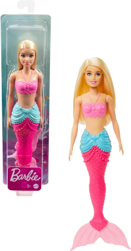 Barbie lutka sirena roze