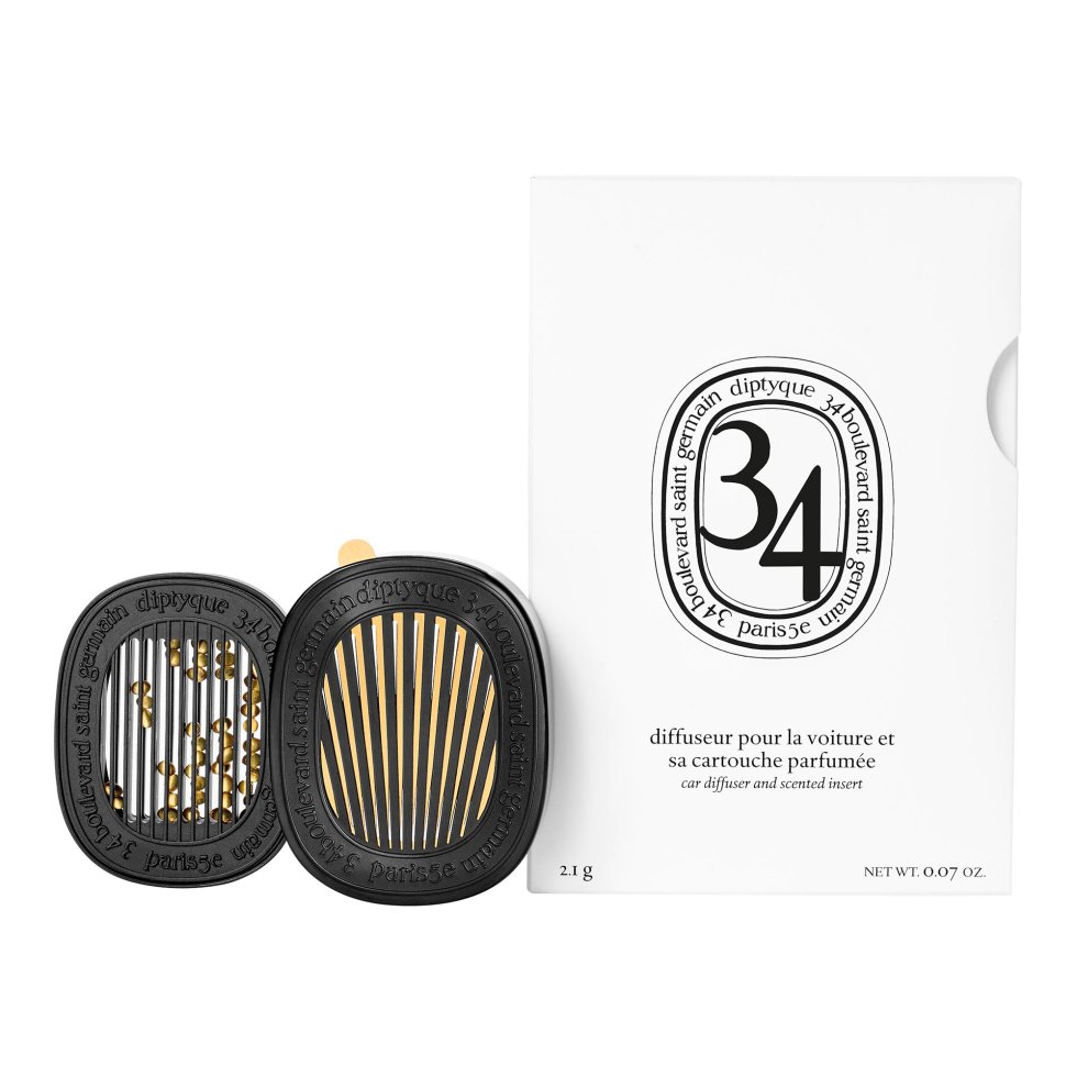 Diptyque Car Diffuser With 34 Blvd Saint Germain