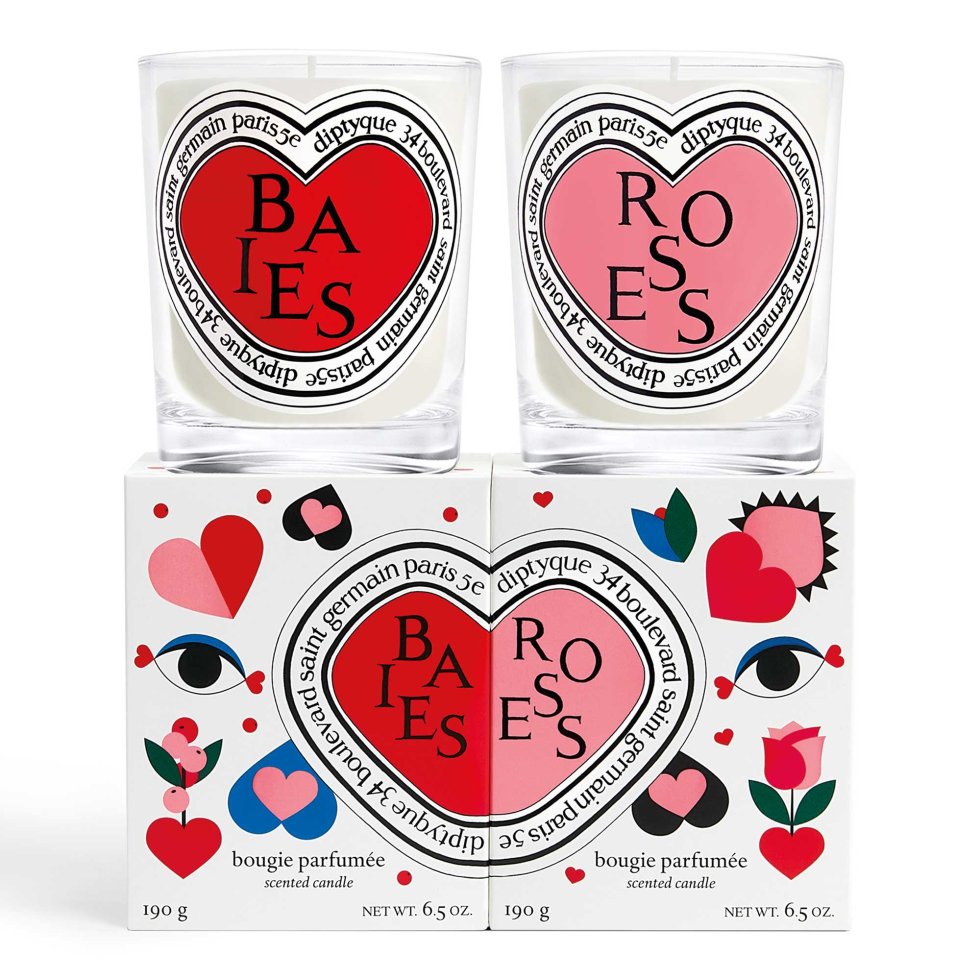 Diptyque Duo Candles Baies & Roses