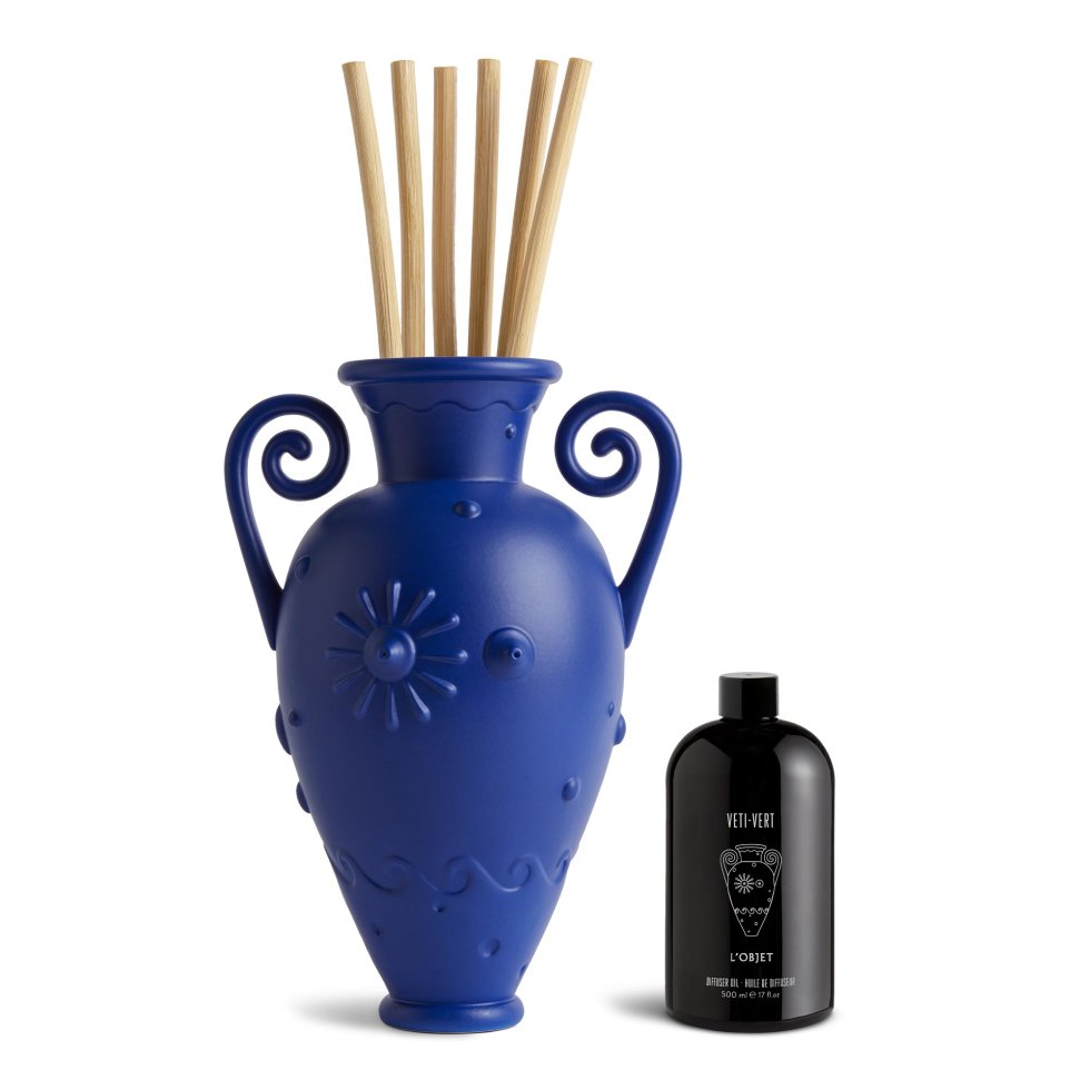 L'Objet Pantheon Orpheus Amphora + Veti-Vert Diffuser ( Blue )