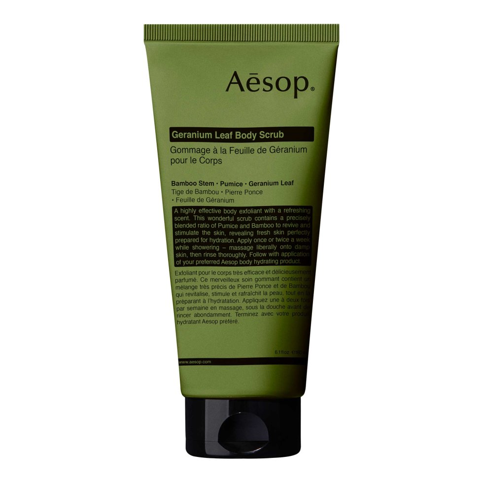 Aesop Geranium Leaf Body Scrub Tube