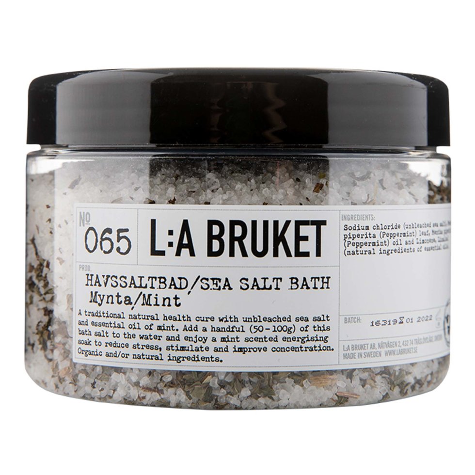 L:A Bruket 065 Sea Salt Bath Mint