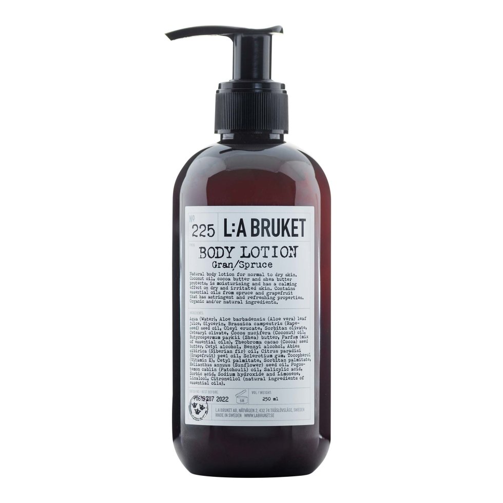 L:A Bruket 225 Body Lotion Spruce