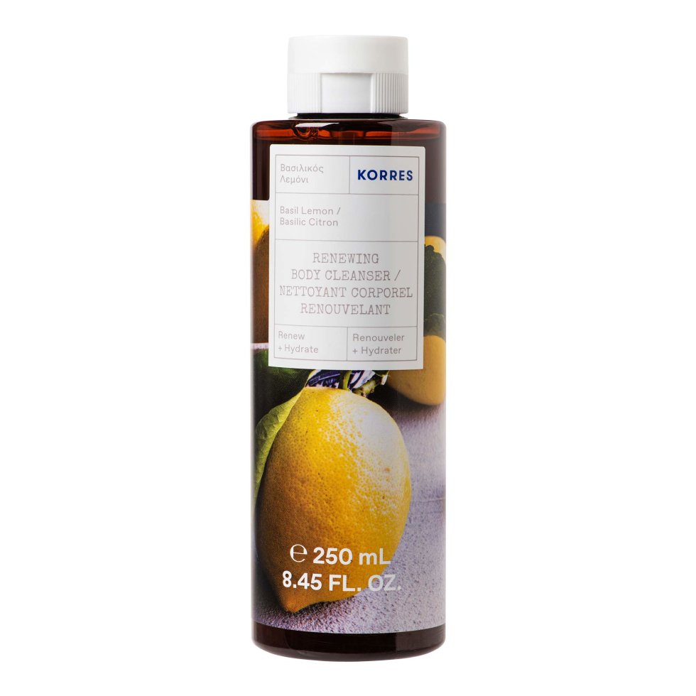 Korres Basil Lemon Renewing Body Cleanser