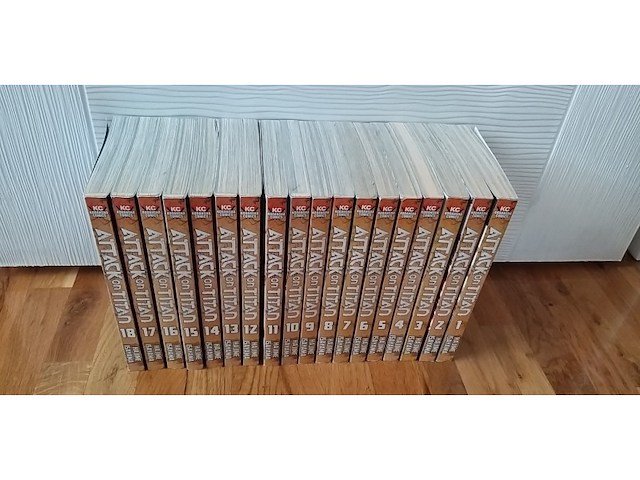 Attack on Titan manga vol.1-18