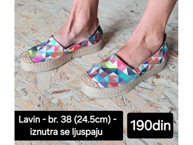 Lavin šarene espadrile br. 38