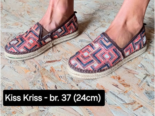 Kiss Kriss espadrile br. 37