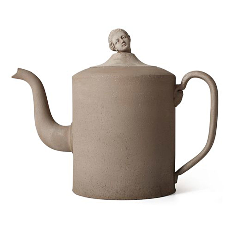 Astier De Villatte Benoit Teapot With A Head Marie-Antoinette