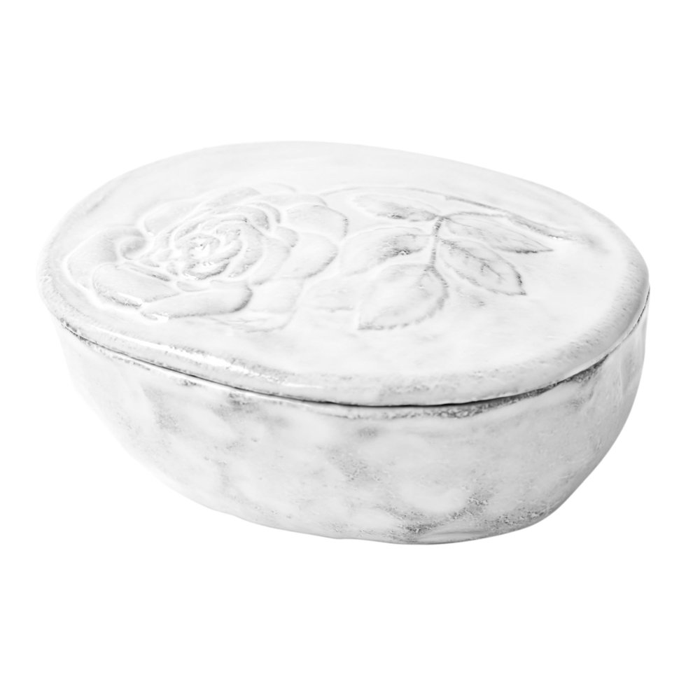 Astier De Villatte Setsuko Box With Roses