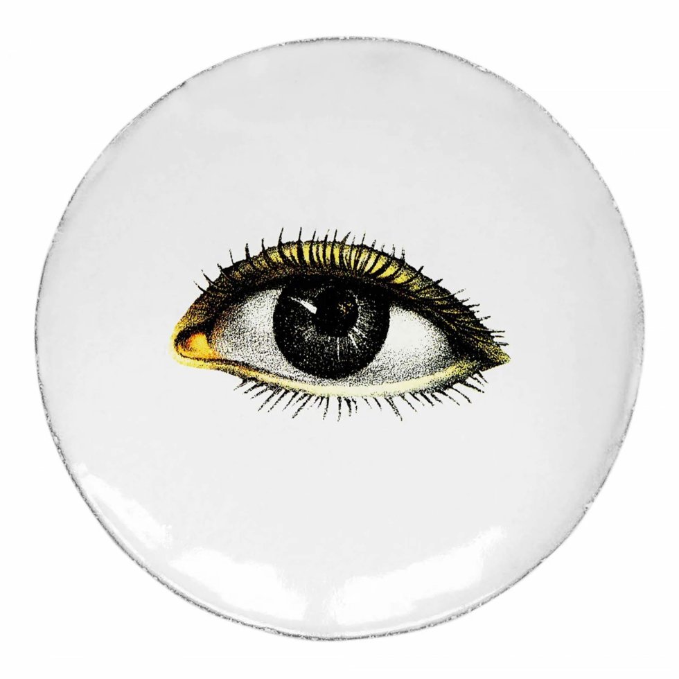 Astier de Villatte Small Left Eye Plate