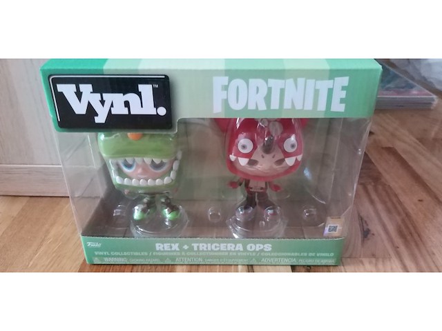 Fortnite Vinl. Rex + Tricera Ops Funko figure