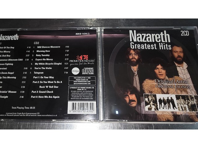 Nazareth - Greatest hits 2CDa , ORIGINAL