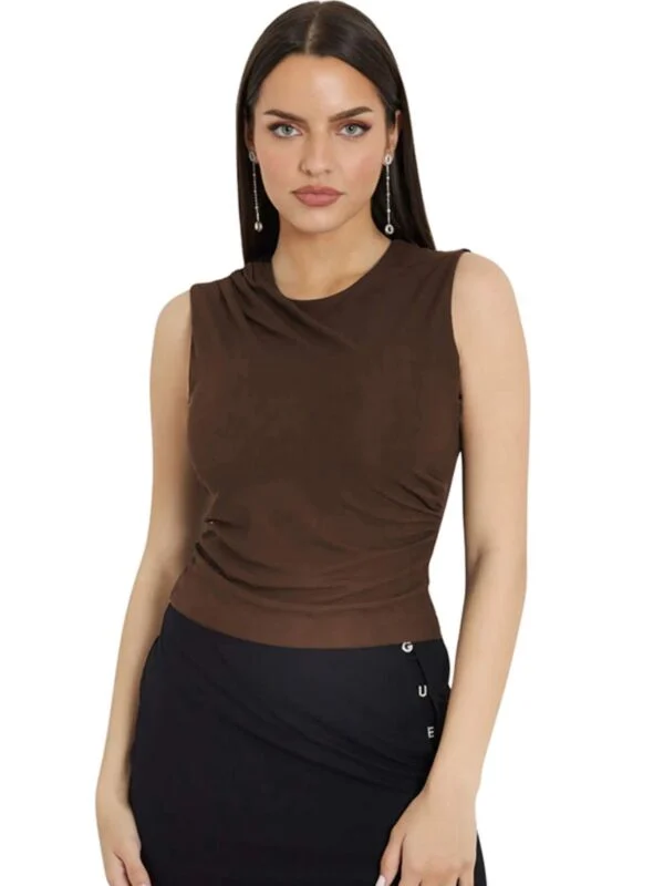 Guess - Drapirani braon top