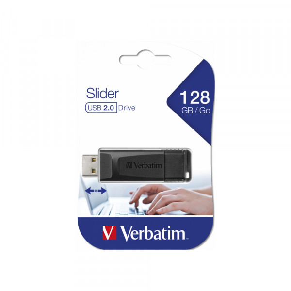 Flash USB 16GB Verbatim 2.0 Slider Black