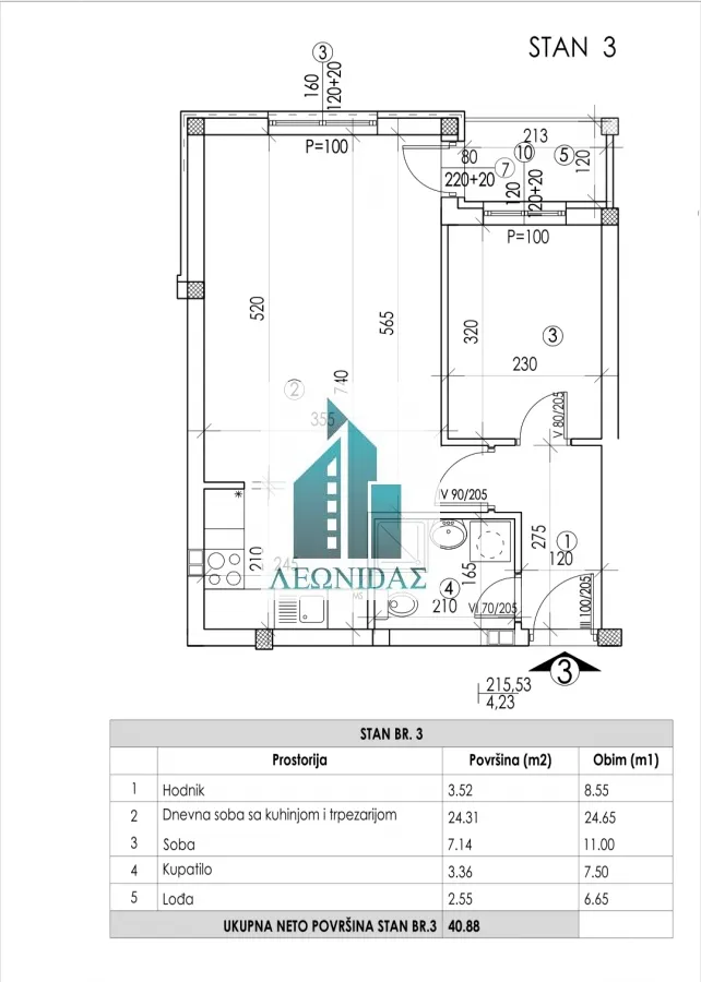 Prodaja, jednosoban stan, 40m2, Čair, Niš