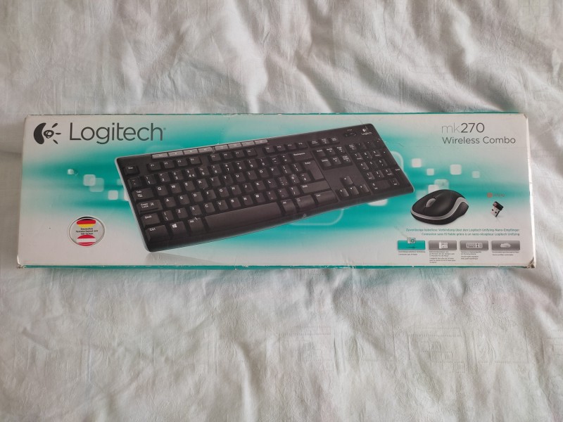 Logitech MK270 Tastatura i Mis sa Unify adapterom