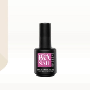 BO NAILS Gel lak za nokte RF004 "Pink Punch" Roze - 15 ml