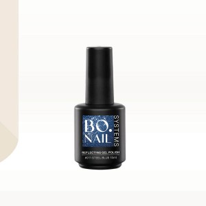 BO NAILS Gel lak za nokte RF011 "Steel Blue" Plavi - 15 ml