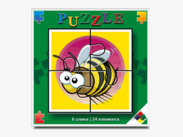 Edukativne puzzle 6/24 INSEKTI