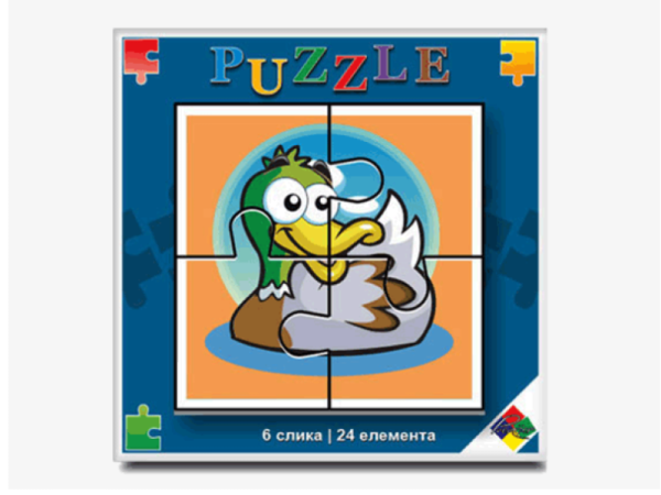 Edukativne puzzle 6/24 PTICE