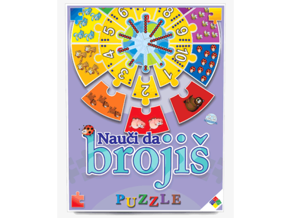 Edukativne puzzle NAUČI DA BROJIŠ