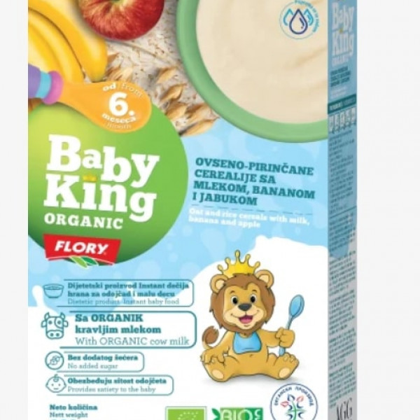 Baby King ovs-pir. cer sa ban i jab organic 200g