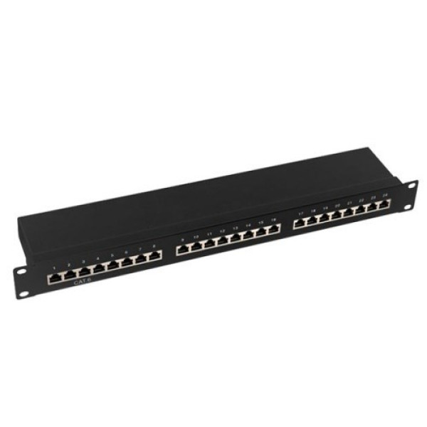 Patch panel OWIRE 19''/1U Cat6A/FTP/24 port