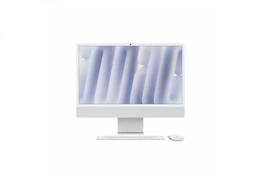 24-inčni iMac M4 sa 10-jezgarnim CPU-om, 10-jezgarnim GPU-om, 16GB objedinjene memorije i 256GB SSD - Silver