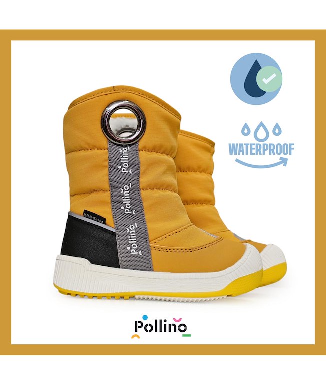 POLLINO VODONEPROPUSNE ČIZME - YELLOW