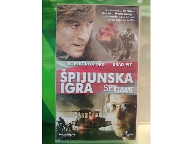 Špijunska Igra - Robert Redford / Brad Pitt / VHS /