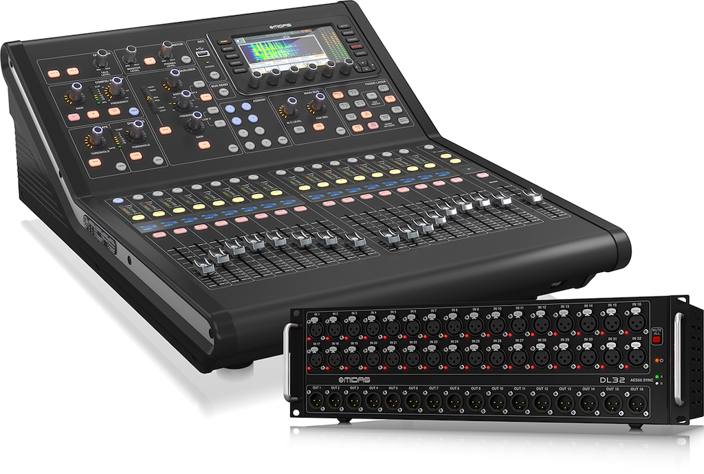 Midas M32R Live + Midas DL32 komplet