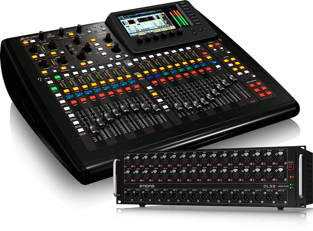 Behringer X32 Compact + Midas DL32 komplet