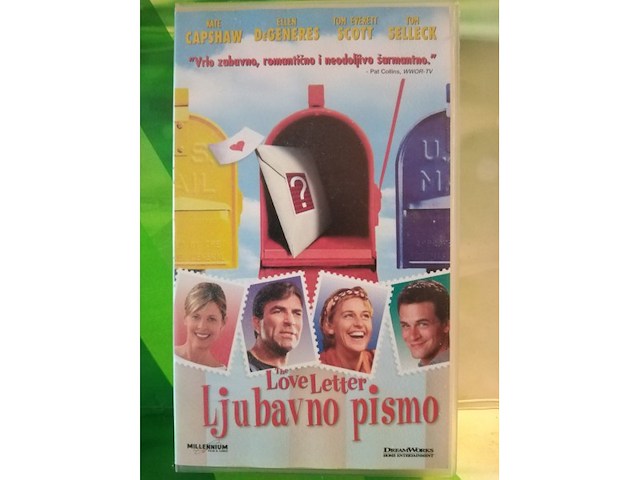 Ljubavno Pismo - Tom Selleck / Kate Capshaw / VHS /