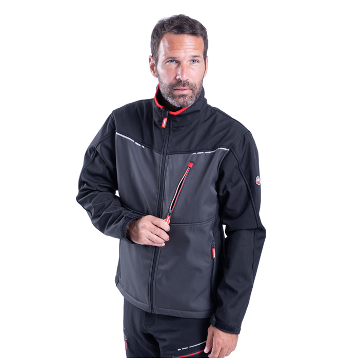 Jakna Stenberg Dinamic Softshell Sivo/Crna XL