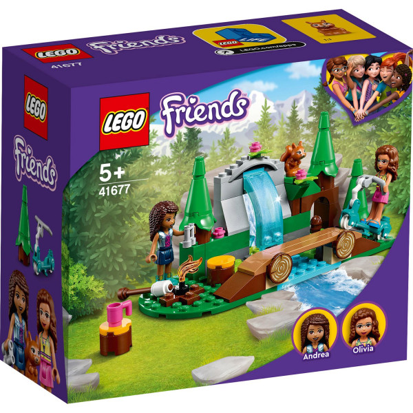 Lego Friends forest waterfall